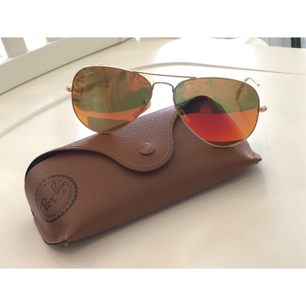 Ray-Ban Flash Aviator Sunglasses - Gem